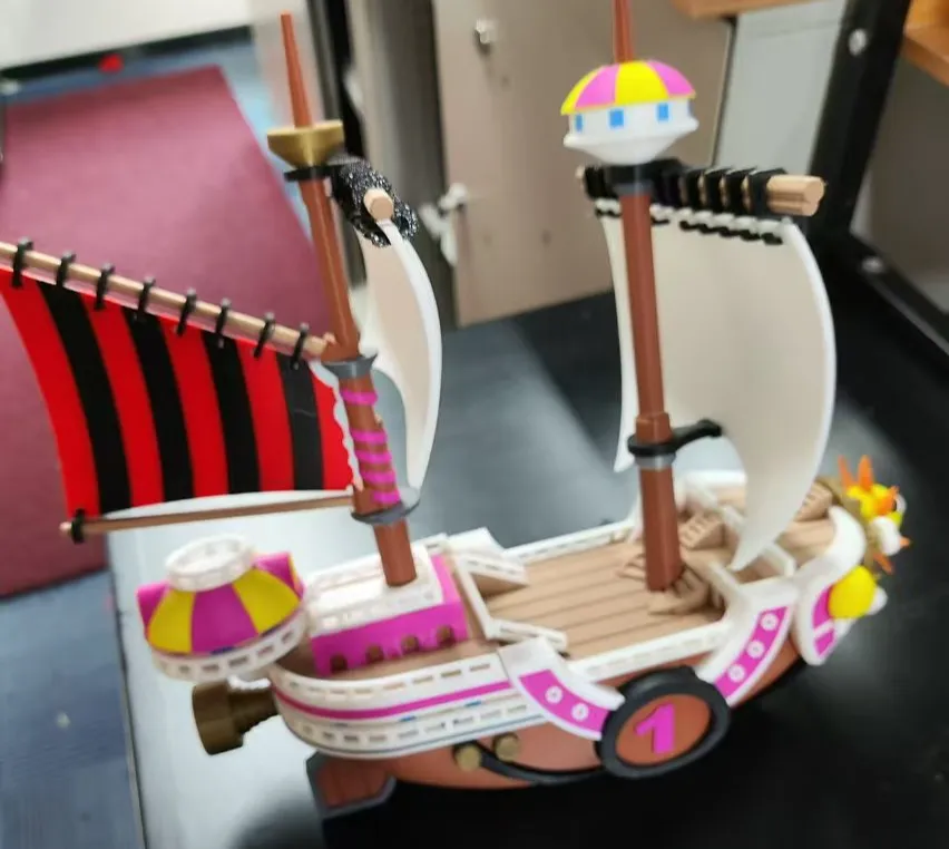 One Piece - Thousand Sunny - Free 3D Print Model - MakerWorld
