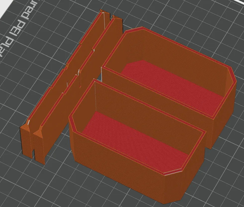 Divider and Bins for Deep Square Packout Bins by CecDusMakerWorld ...