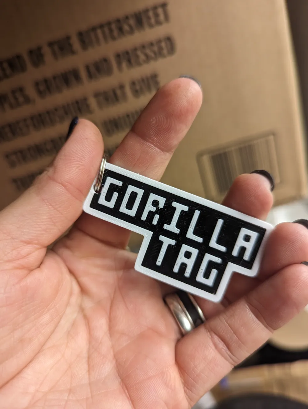 Gorilla Tag Keychain 2 colour by prints for plants - MakerWorld