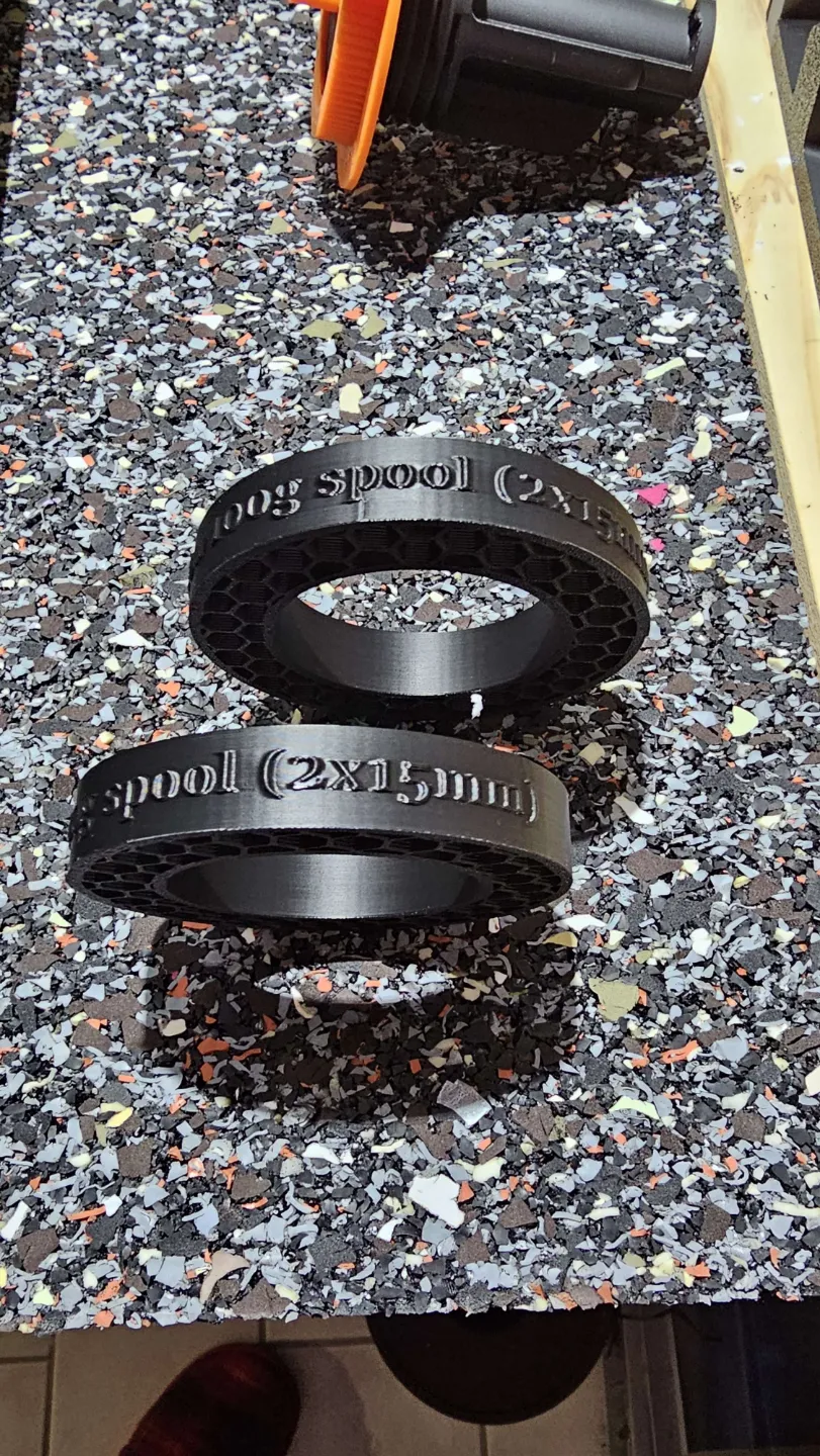 Spool Adapter Rings / 2x 15mm for 100g Spools by Storm Wolf - MakerWorld