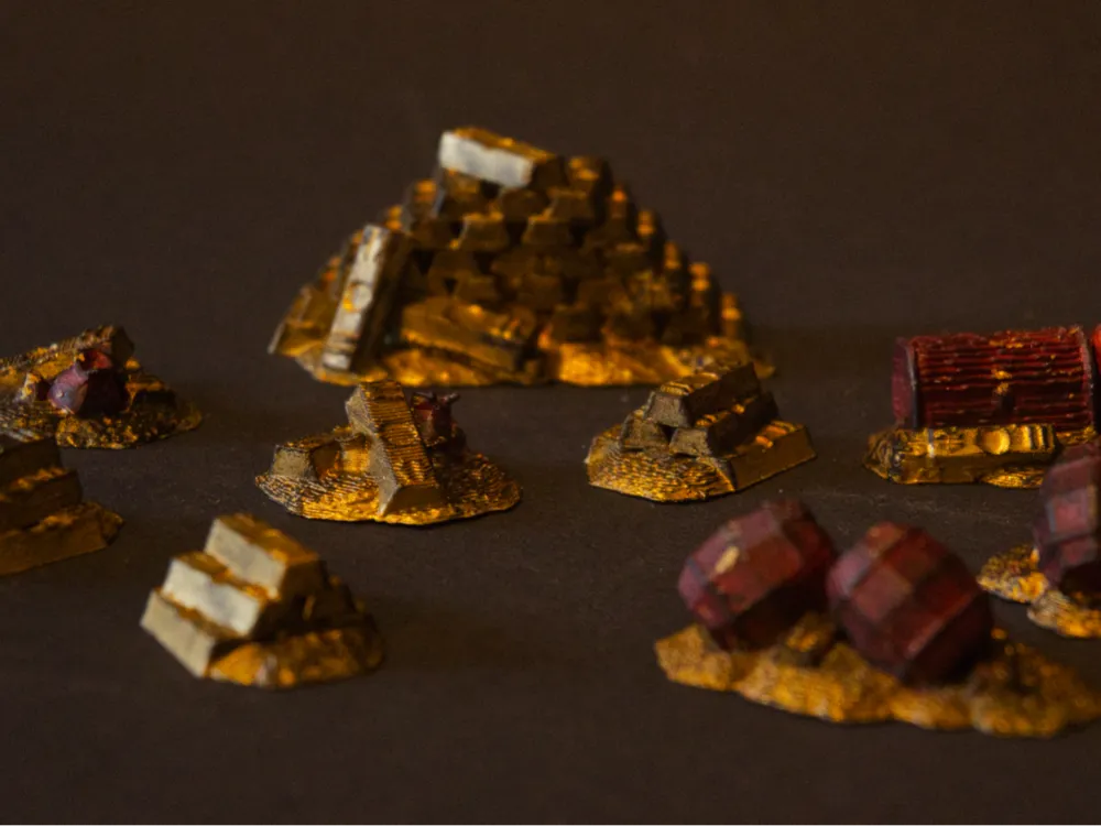 DND 5 Pice Gold Pile set by Stevidesigns MakerWorld: Download Free 3D ...