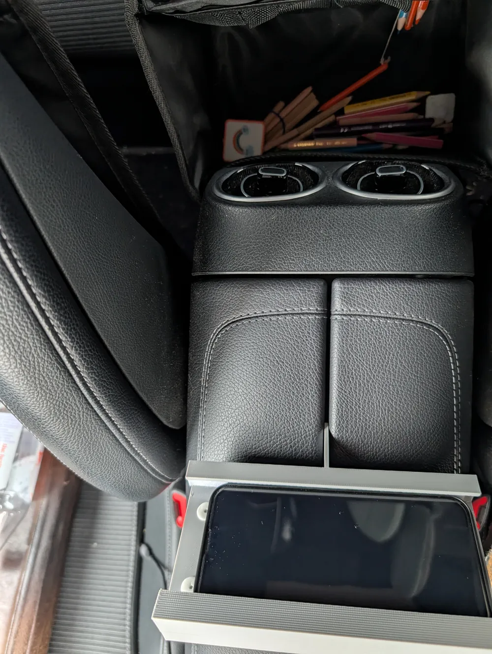 Phone holder for C-Class Mercedes S206/W206 - Free 3D Print Model ...