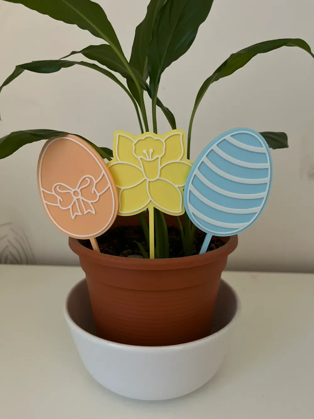 Easter spring flowerpot decoration by Indibles - MakerWorld