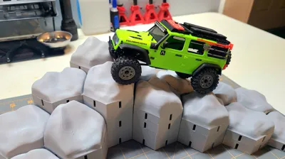 Modular 3D Printable Mini RC Crawler Rocks - Free 3D Print Model ...