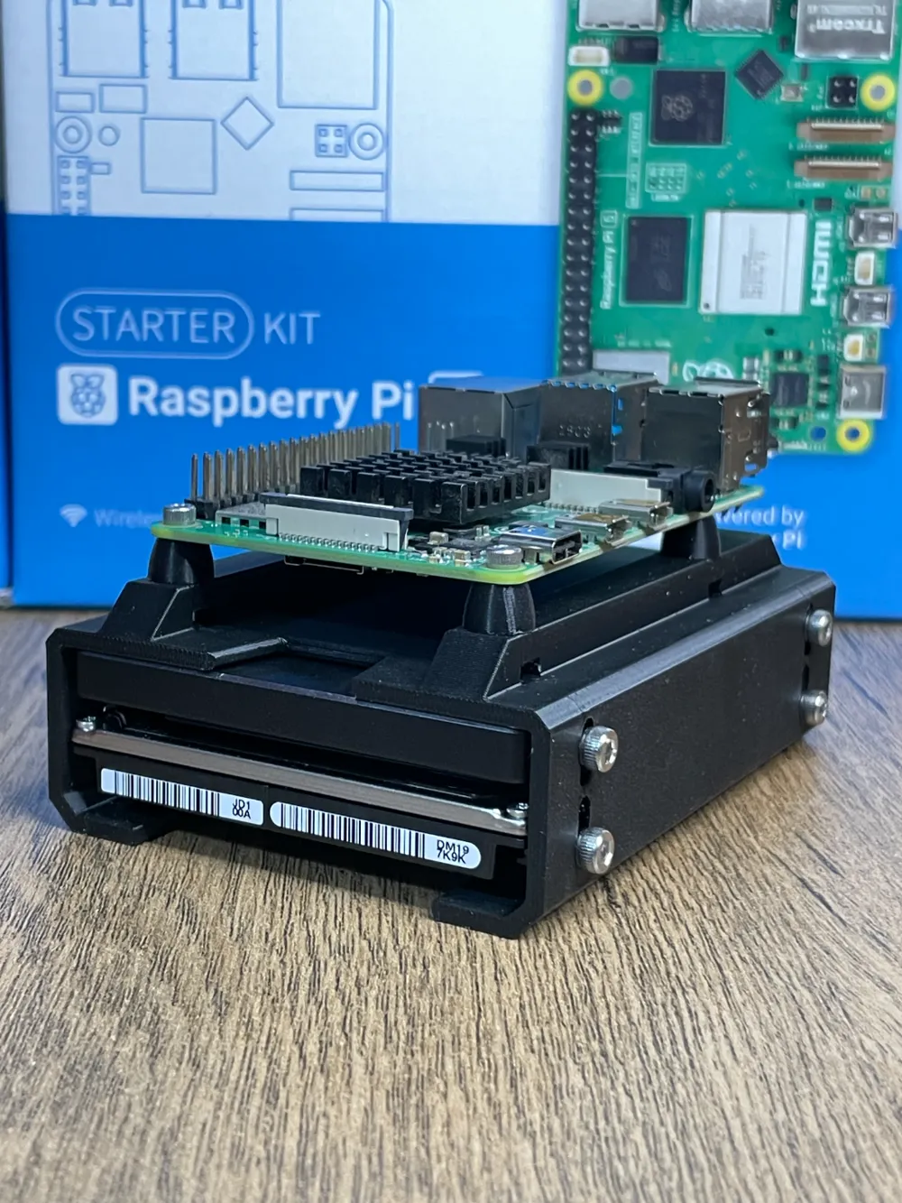 Raspberry Pi 5 and 4 - Official Case - 2 x SSD Adapter Remixed by ...