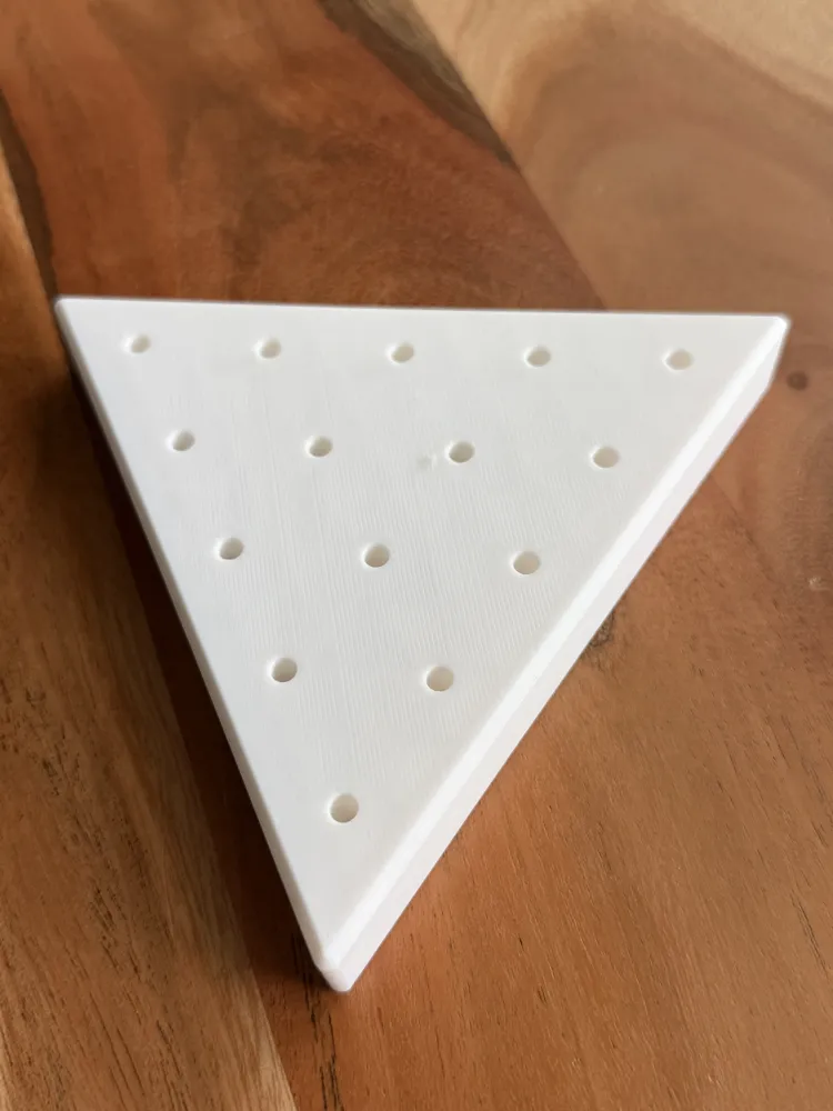 Triangle Peg Board Game by mvgordon MakerWorld: Download Free 3D Models