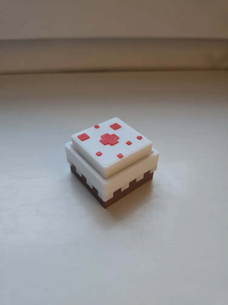 Minecraft Cake Clicker - Free 3D Print Model - MakerWorld