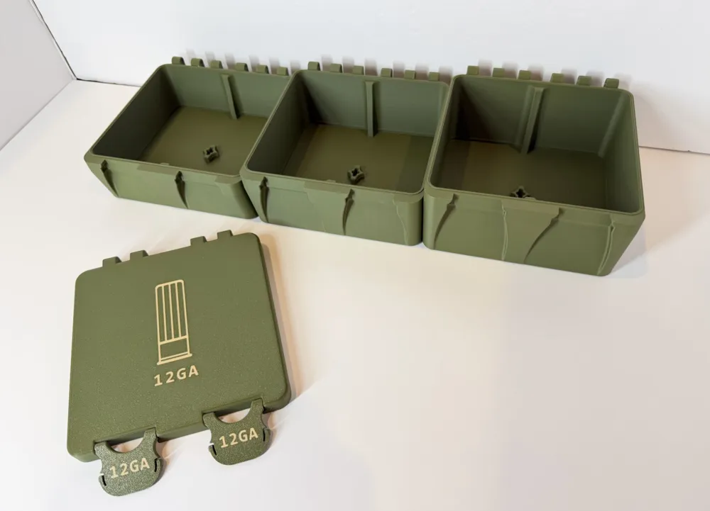 Ammo Box - 12/16/20 Gauge Shotgun Shells x 30 - Free 3D Print Model ...
