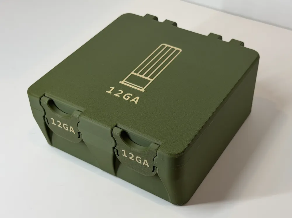 Ammo Box - 12/16/20 Gauge Shotgun Shells x 30 - Free 3D Print Model ...