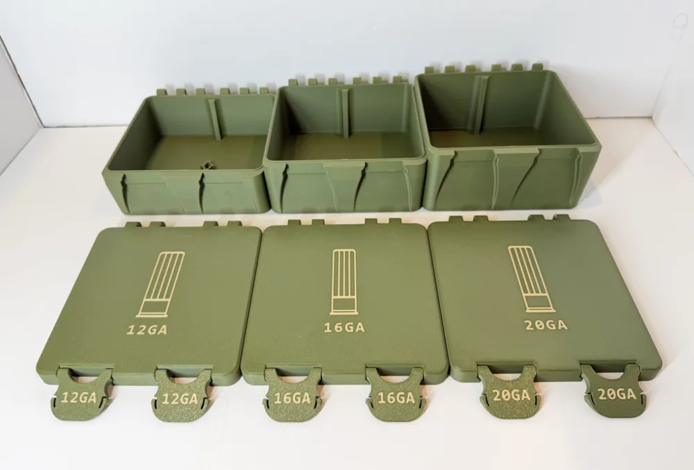 Ammo Box - 12/16/20 Gauge Shotgun Shells x 30 - Free 3D Print Model ...