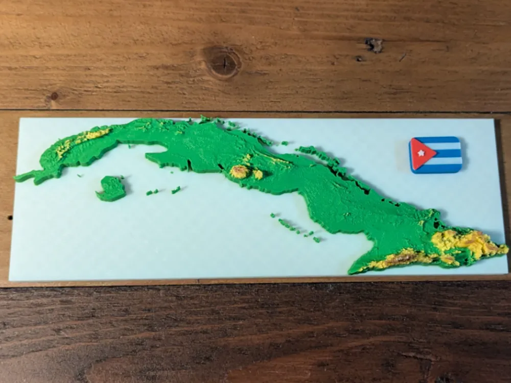 Cuba - Countries of the World - Free 3D Print Model - MakerWorld