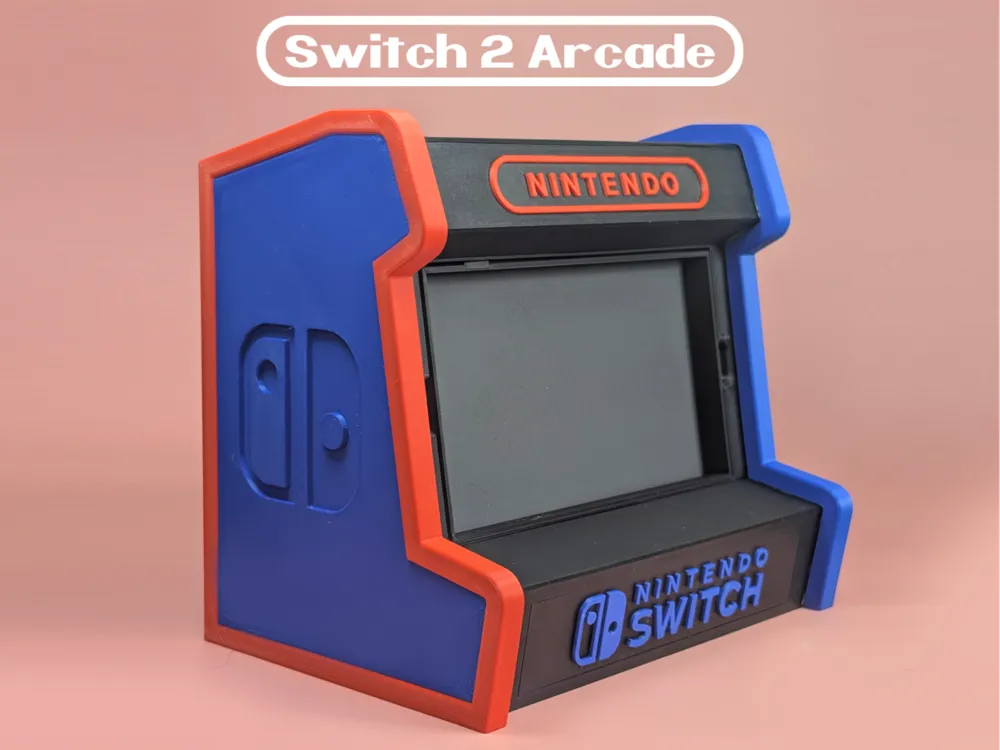 V1 Nintendo Switch 2 Arcade Enclosure with Storage - Free 3D Print ...