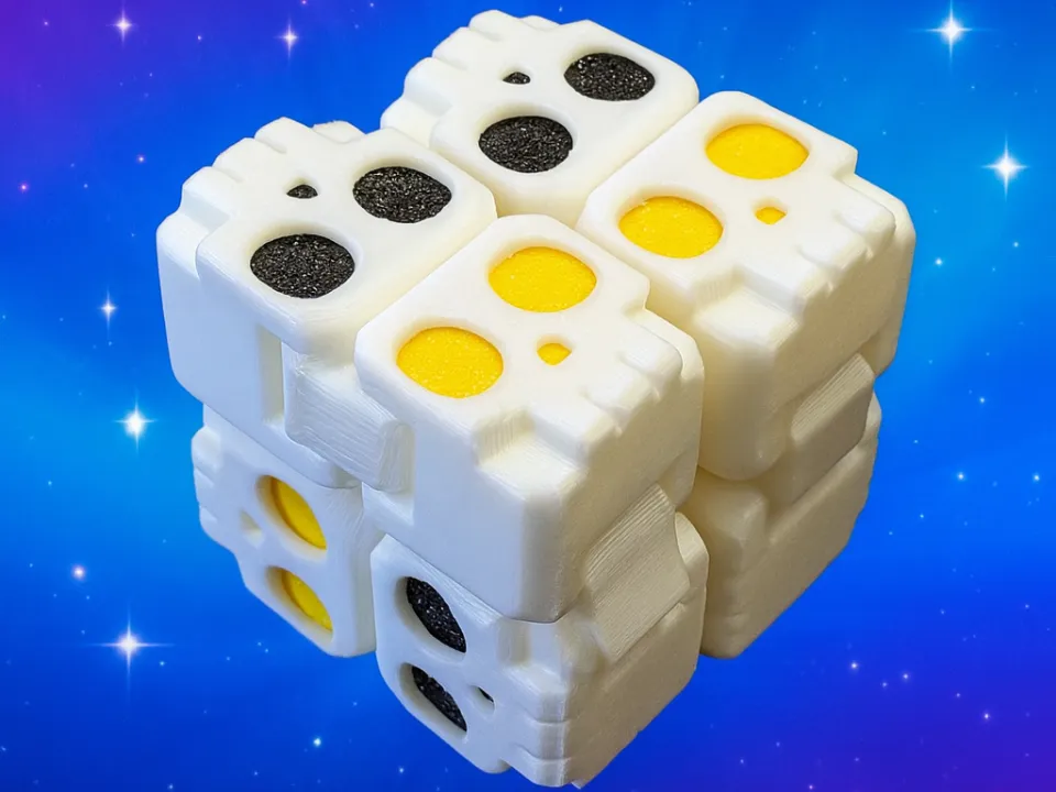 Skull Fidget Cube! by Just say no to poop MakerWorld: Download Free 3D ...