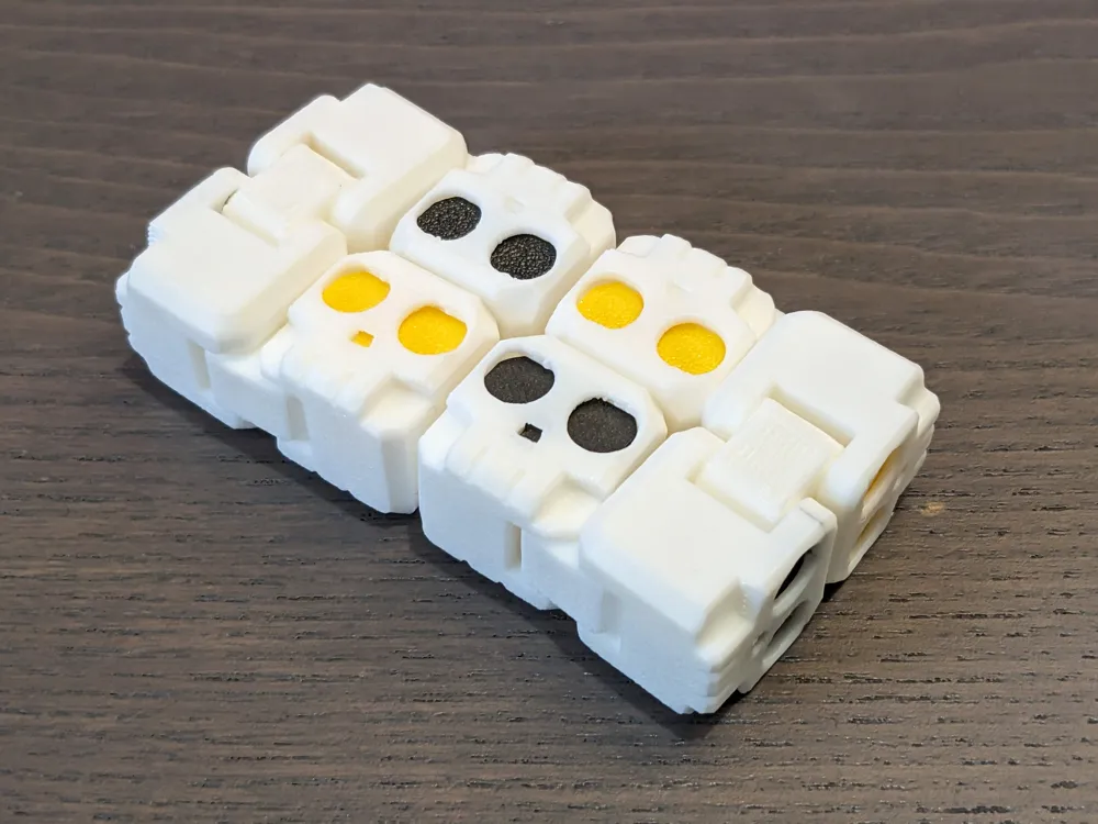 Skull Fidget Cube! by Just say no to poop MakerWorld: Download Free 3D ...