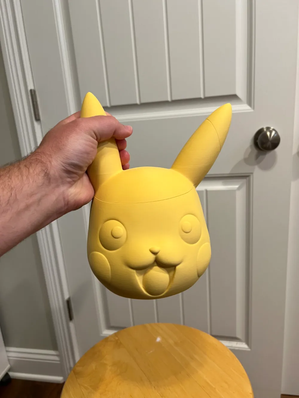 Pikachu Head Deck Box Remixed by thatcaddad - MakerWorld