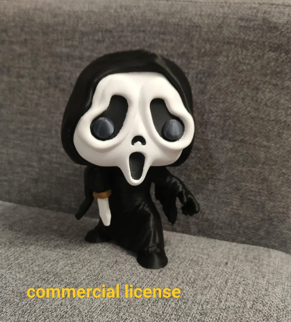 Ghostface funko pop move head - Free 3D Print Model - MakerWorld