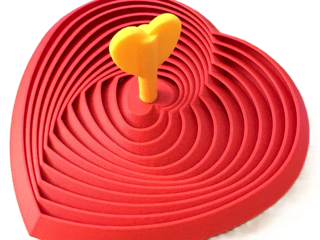 heart fidget - Free 3D Print Model - MakerWorld