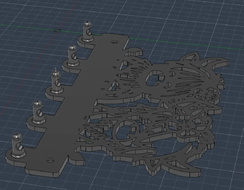 Highland Key Hanger - Free 3D Print Model - MakerWorld