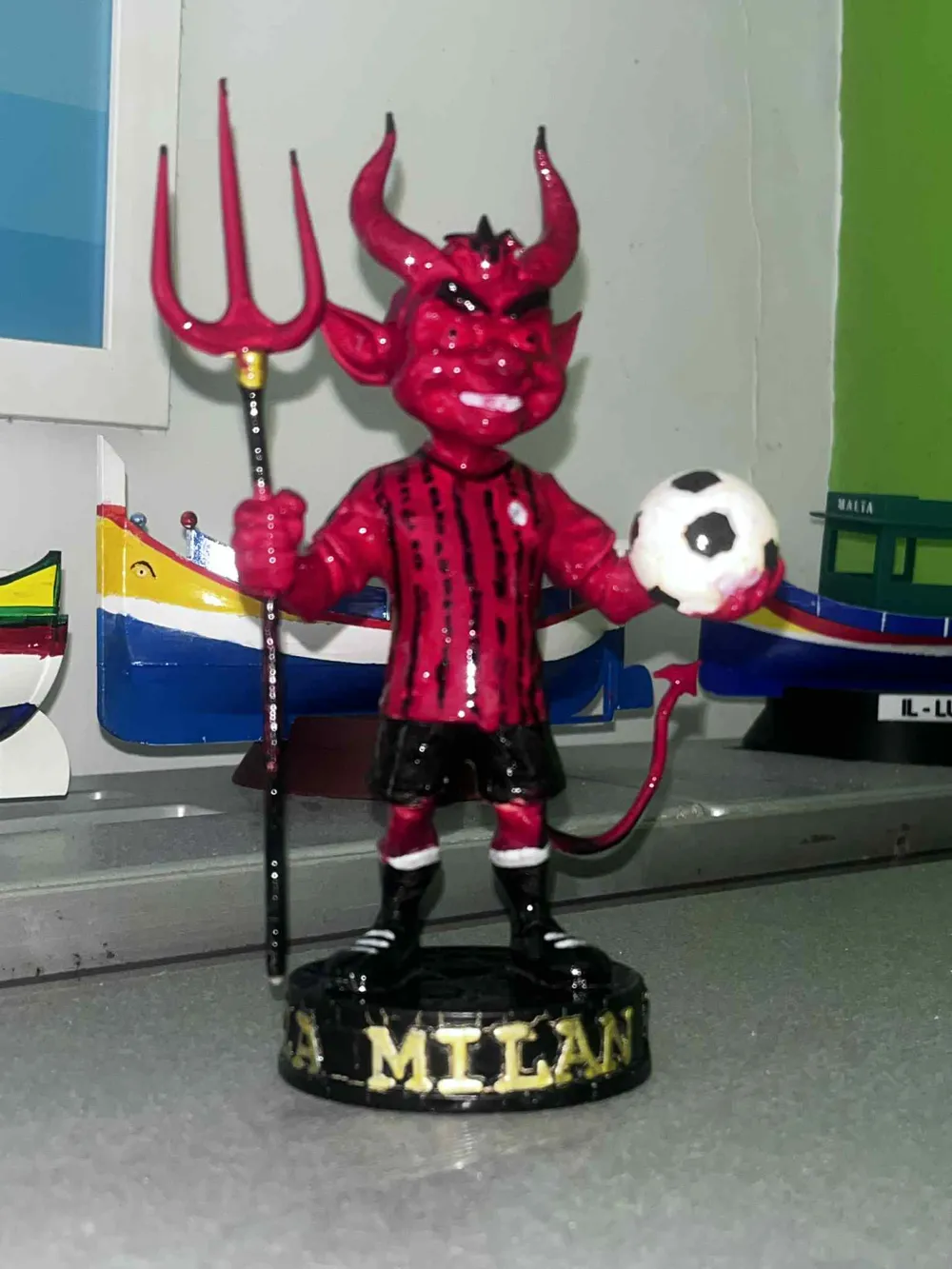 AC MILAN DEVIL MASCOT by Fesu Designs MakerWorld: Download Free 3D Models
