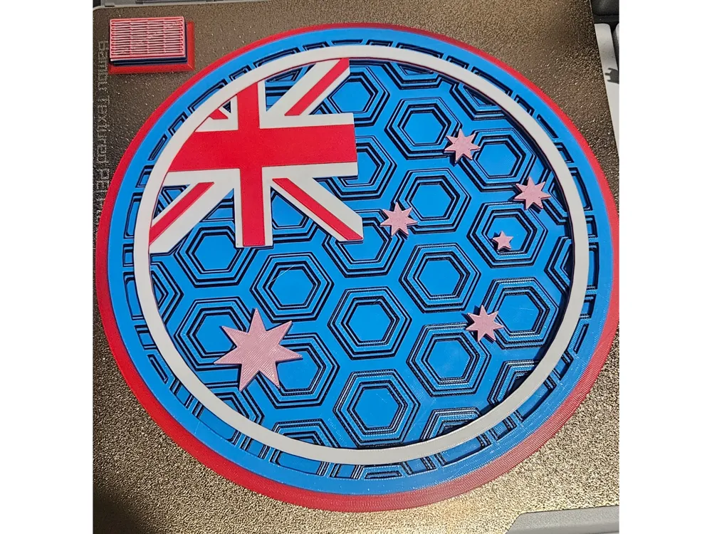 Australian Flag Dimensional Mosaic by Richie Rich Richie Rich - MakerWorld
