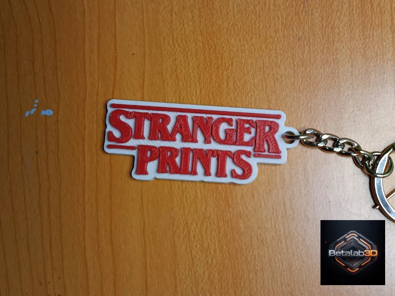 Stranger Prints Keychain - Free 3D Print Model - MakerWorld