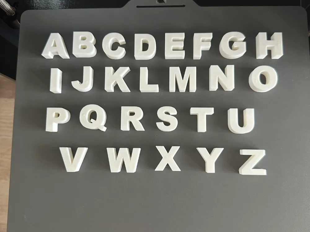 ABC Alphabet Arial black style letters by ShadowTouch MakerWorld ...