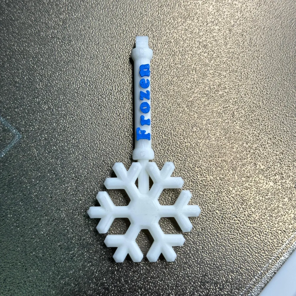 Frozen Elsa Magic Wand Keychain – Custom Name by The3Dee MakerWorld ...