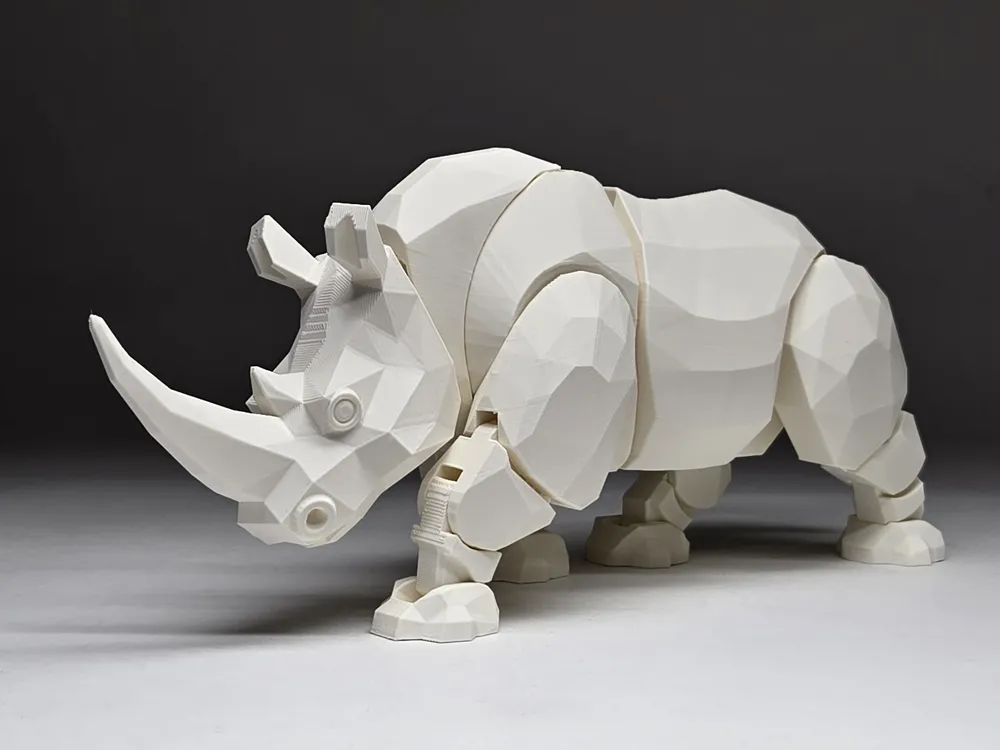 Blank Rhino - Free 3D Print Model - MakerWorld