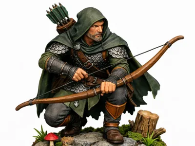 Oxx - Human ranger - Free 3D Print Model - MakerWorld