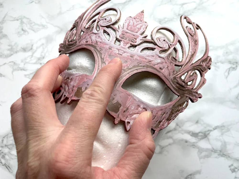 Filigree Masquerade Mask - Hueforge - prints flat - Free 3D Print Model ...