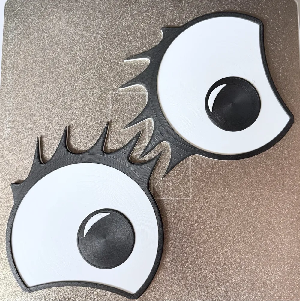 Cartoon Puppet Eyes | No AMS | Bambu A1 Compatible - Free 3D Print ...