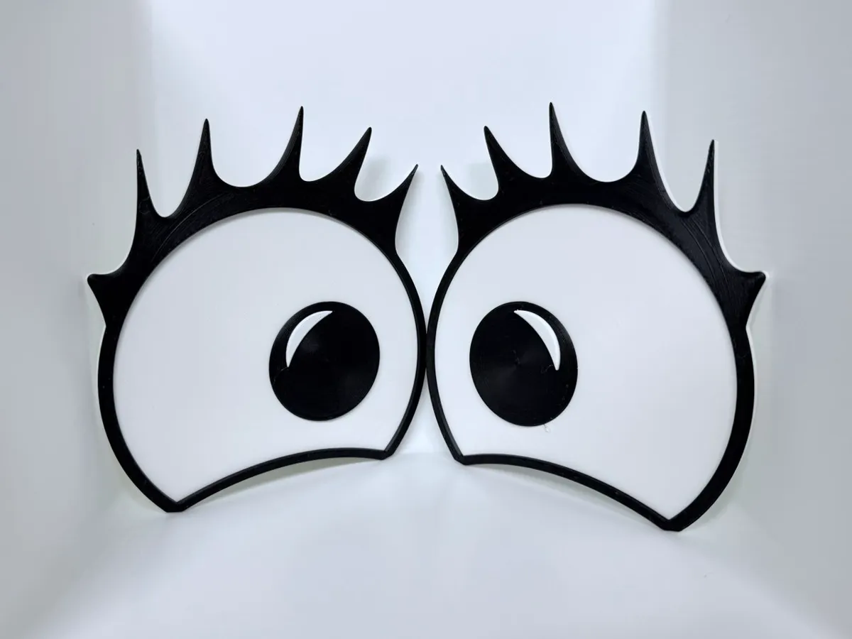 Cartoon Puppet Eyes | No AMS | Bambu A1 Compatible - Free 3D Print ...