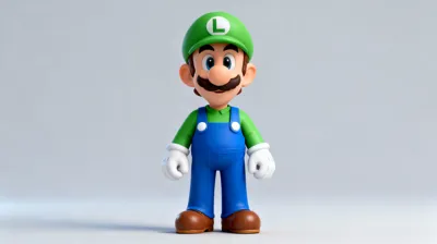 Luigi (classic) - Free 3D Print Model - MakerWorld