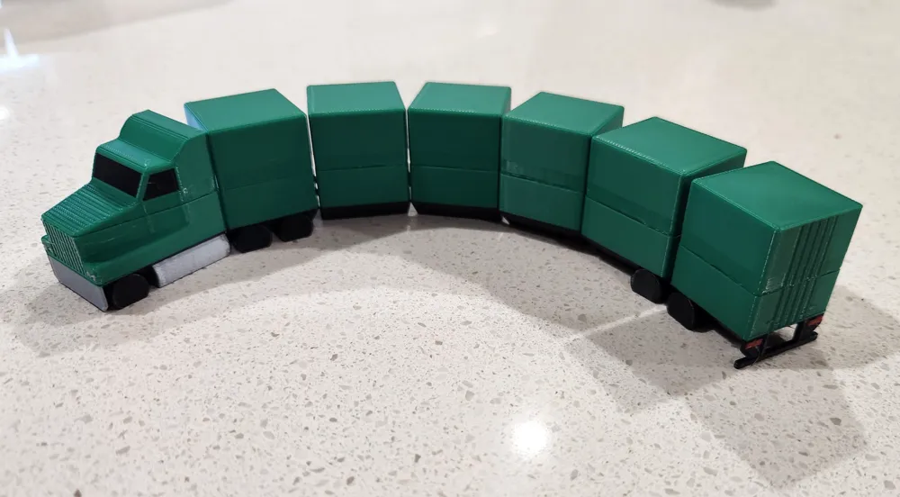 Flexi semi truck - Free 3D Print Model - MakerWorld