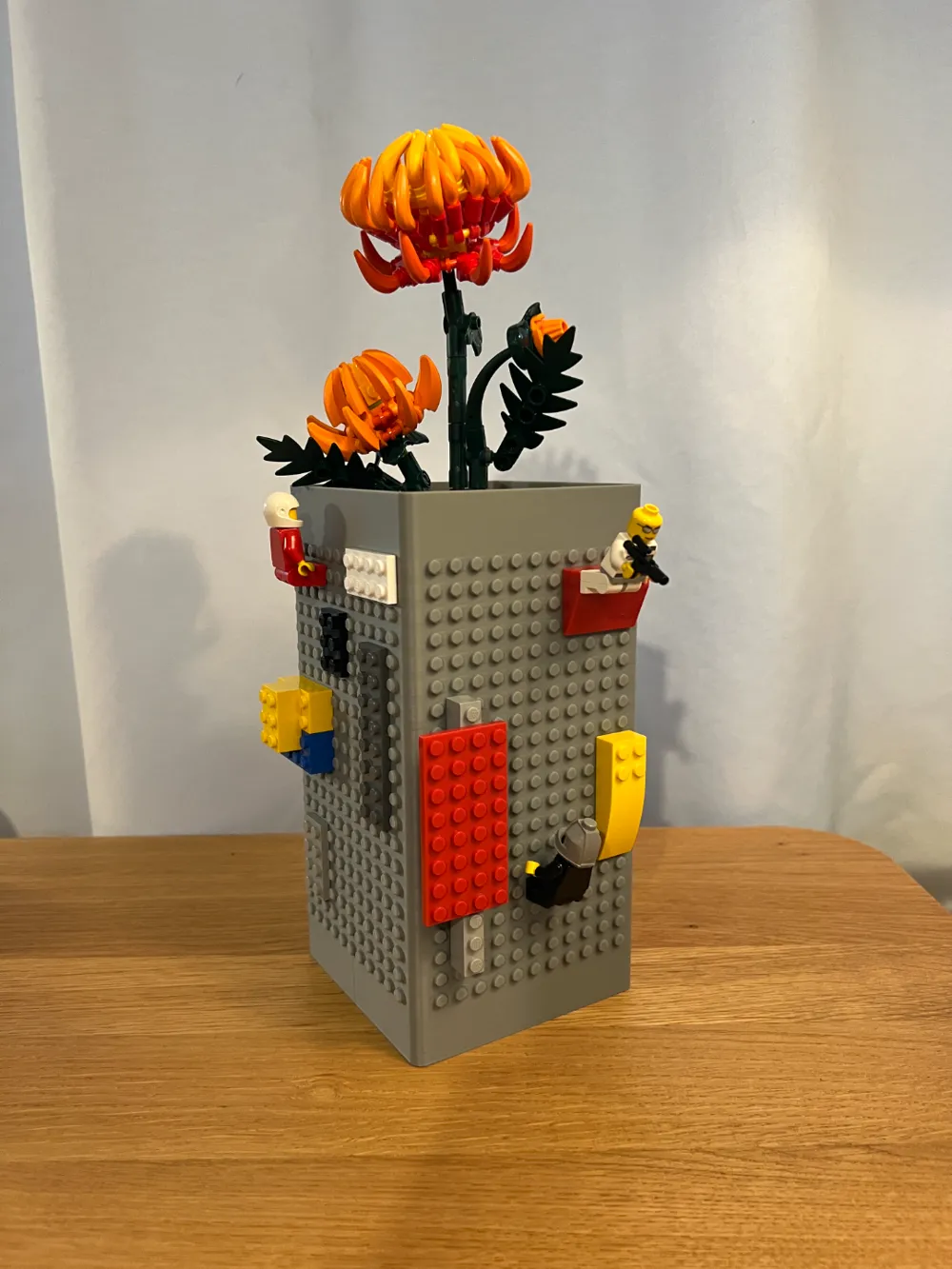 LEGOs Compatible Flower Vase - Free 3D Print Model - MakerWorld