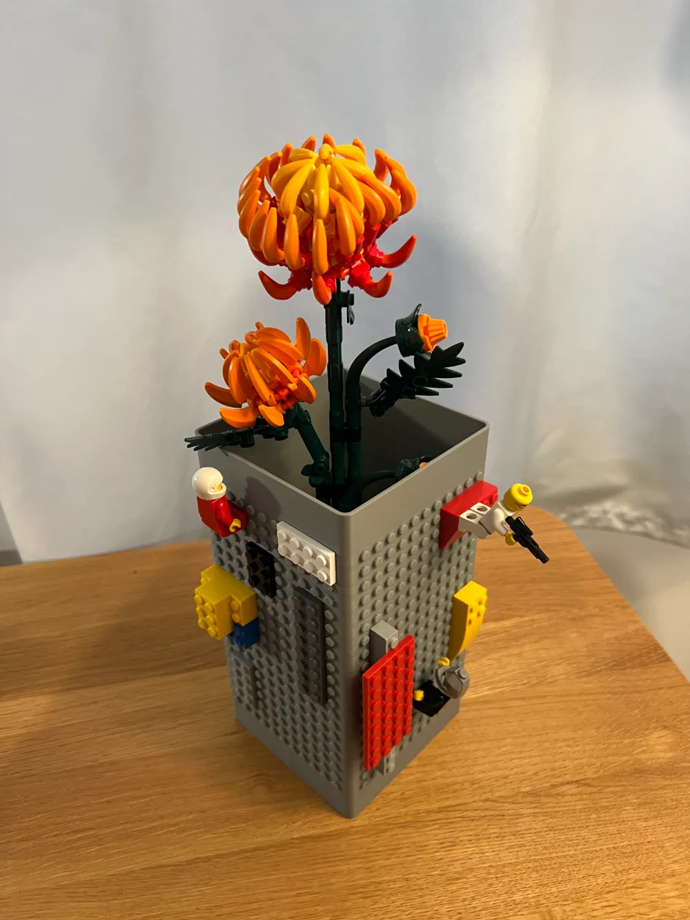 LEGOs Compatible Flower Vase - Free 3D Print Model - MakerWorld