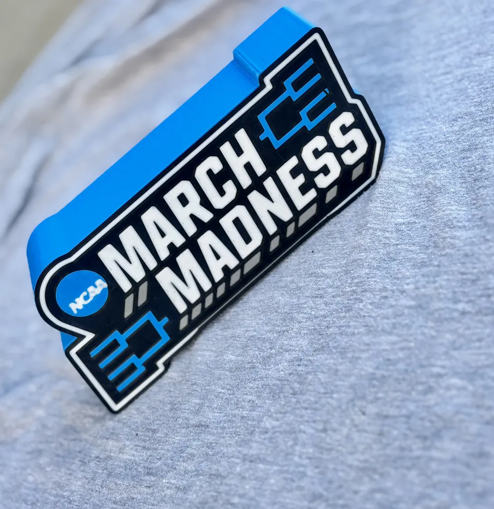 March Madness Basketball LED Lightbox - Free 3D Print Model - MakerWorld