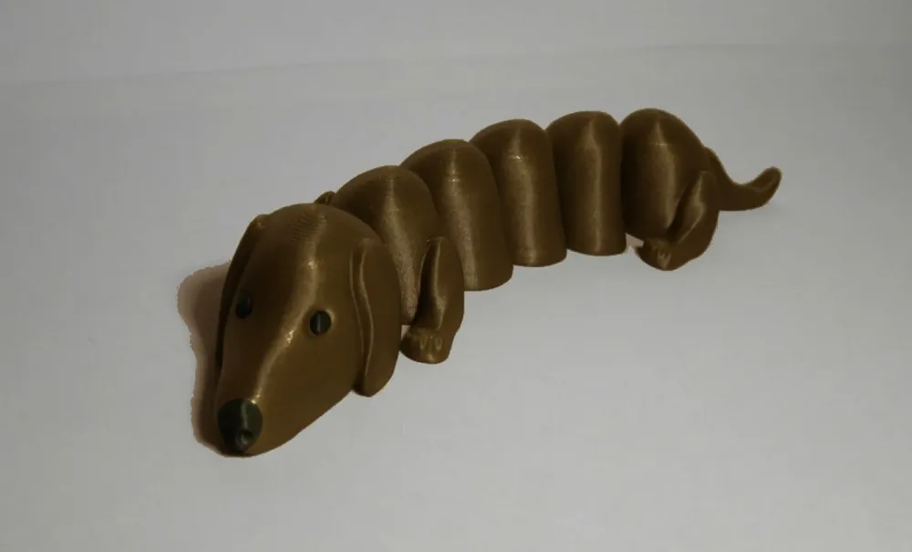 Flexible DOG Dachshund Remixed by letitbe.7 - MakerWorld