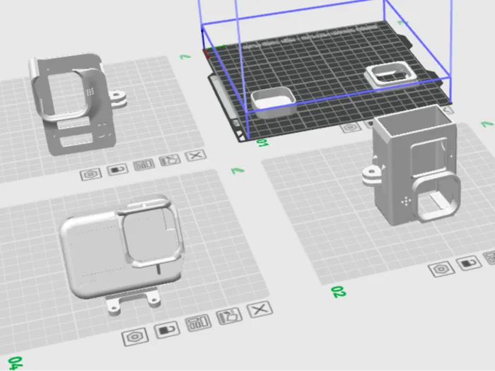 gopro9 case 3+ model 3+ model by 机动模型 - MakerWorld