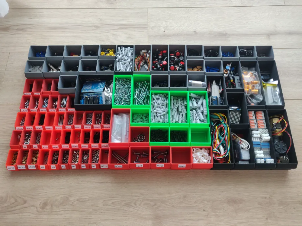 Organizer 1x3 (55 mm grid) by FlugtN - MakerWorld