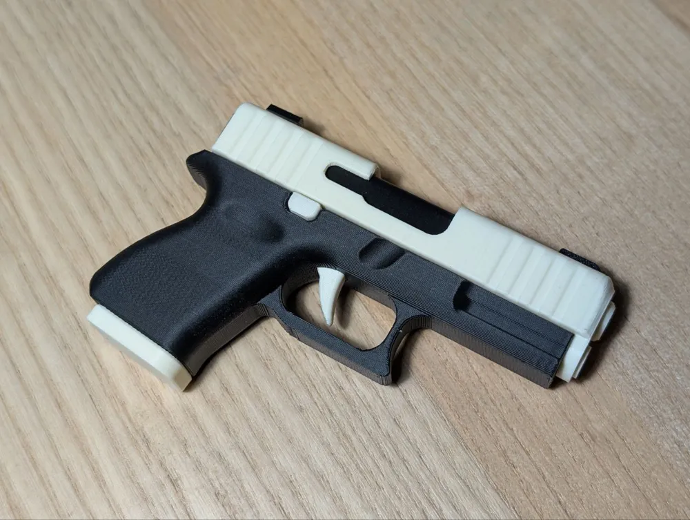 Glock Fidget Keychain – Slide-Action Toy - Free 3D Print Model - MakerWorld