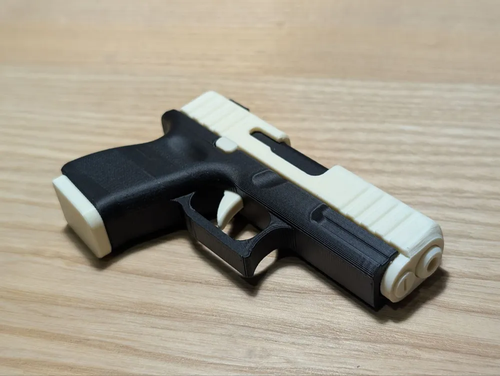 Glock Fidget Keychain – Slide-Action Toy - Free 3D Print Model - MakerWorld