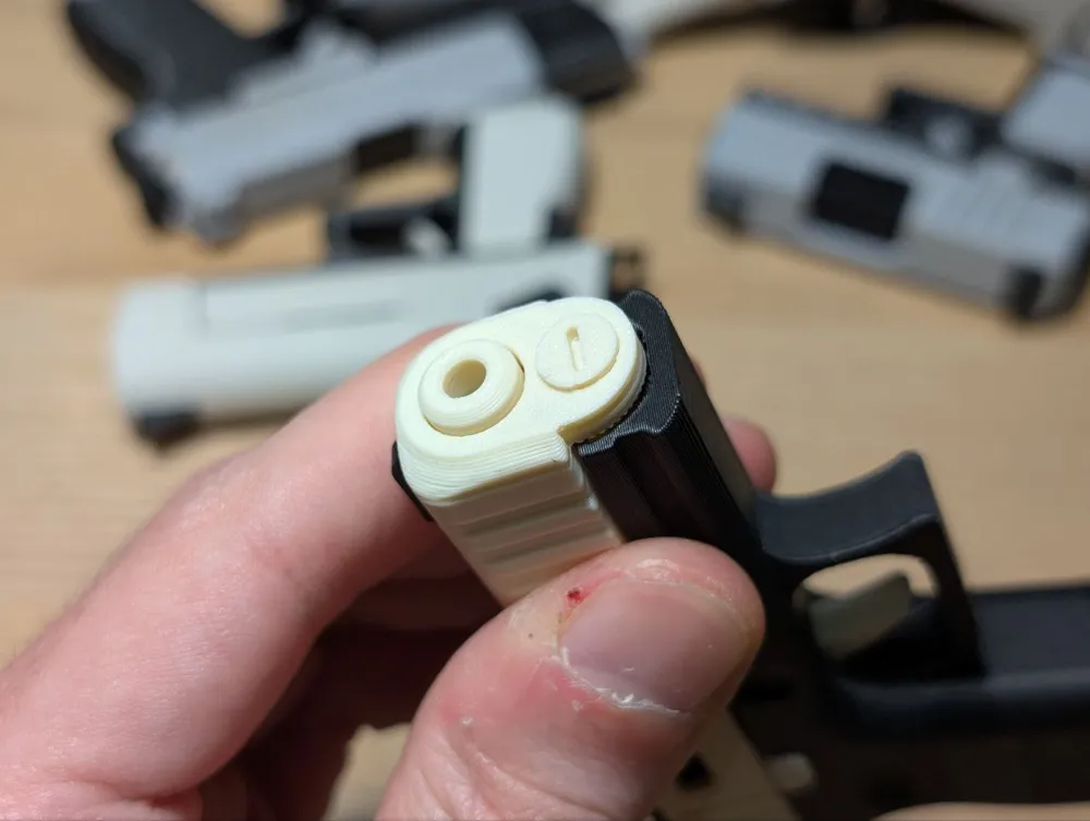 Glock Fidget Keychain – Slide-Action Toy - Free 3D Print Model - MakerWorld