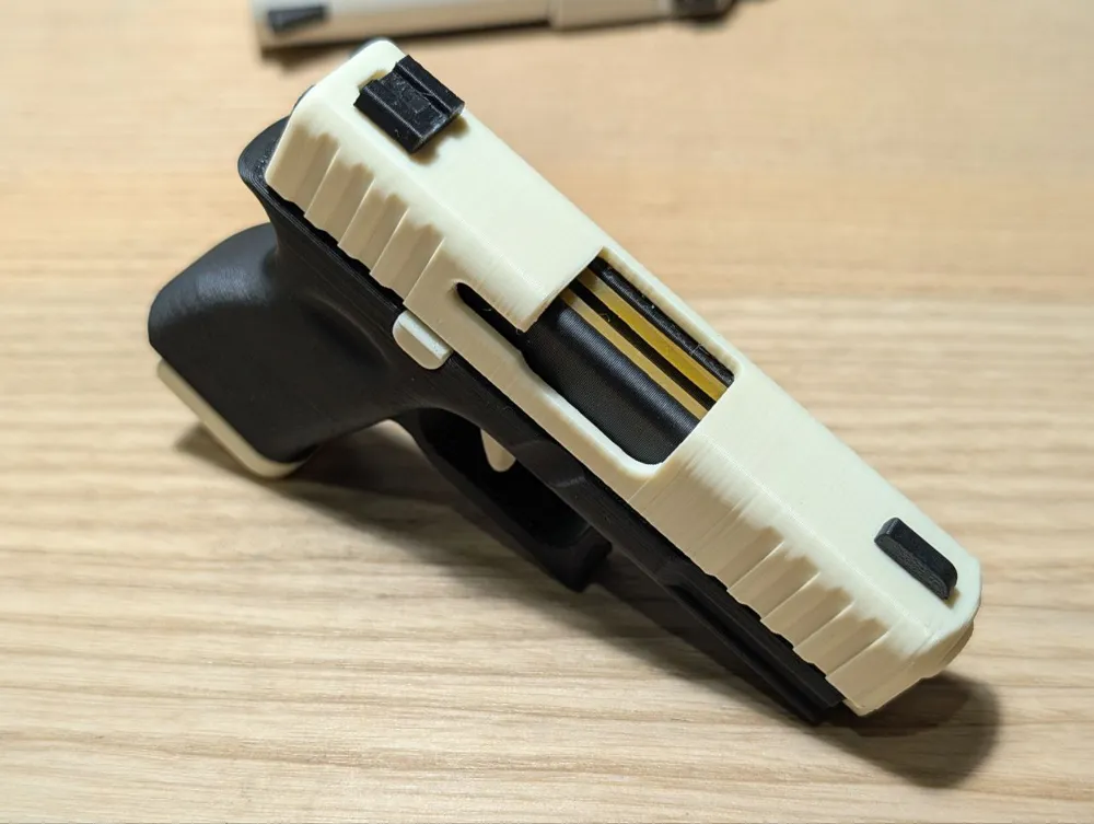 Glock Fidget Keychain – Slide-Action Toy - Free 3D Print Model - MakerWorld