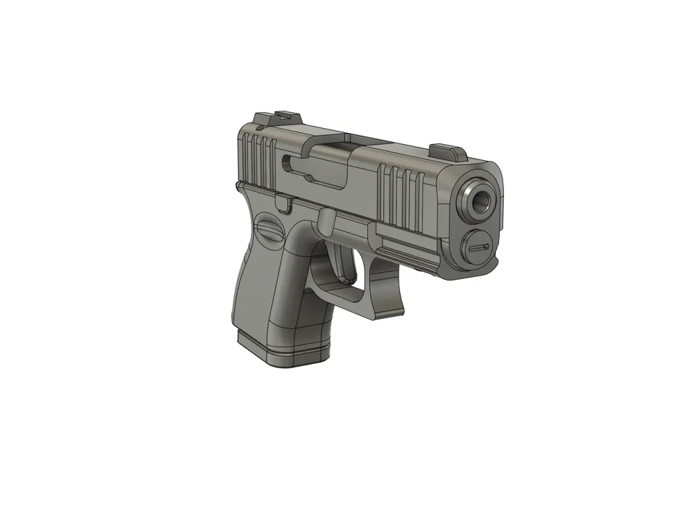 Glock Fidget Keychain – Slide-Action Toy - Free 3D Print Model - MakerWorld