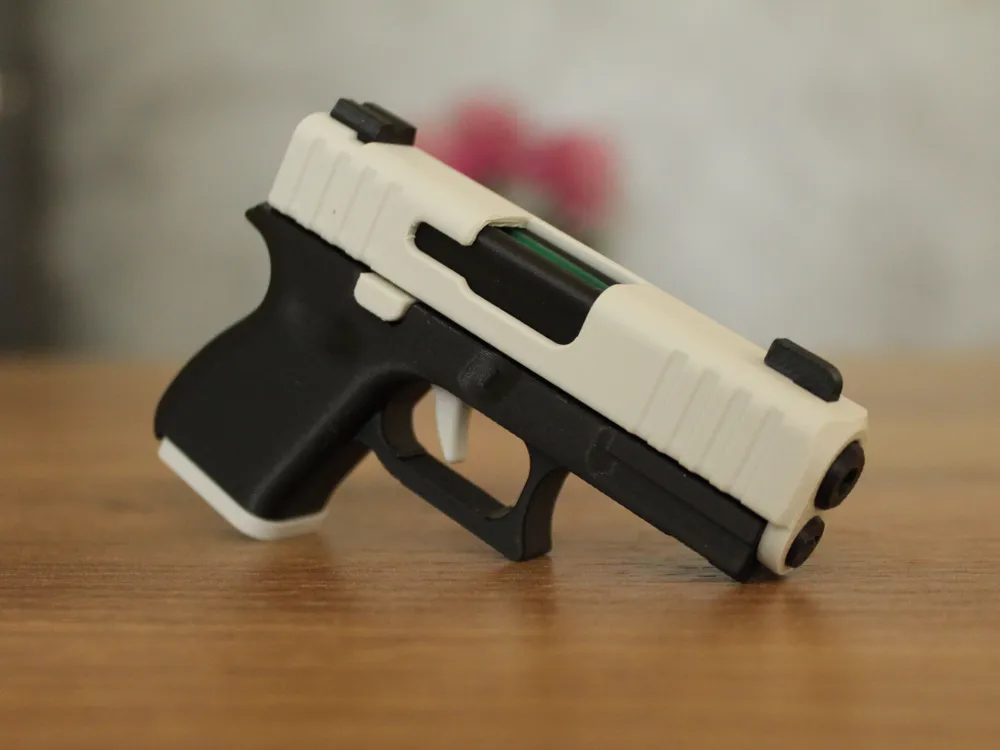 Glock Fidget Keychain – Slide-Action Toy - Free 3D Print Model - MakerWorld
