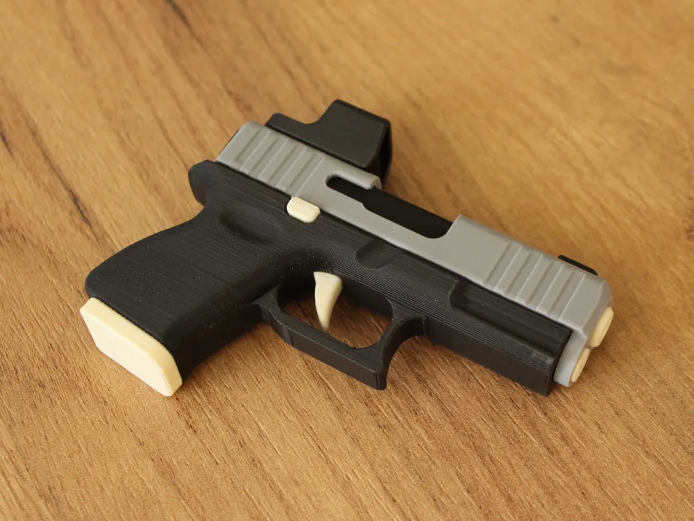 Glock Fidget Keychain – Slide-Action Toy - Free 3D Print Model - MakerWorld
