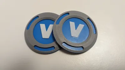 Multicolor V-Buck and V-Buck-KeyChain by plokr_ - MakerWorld