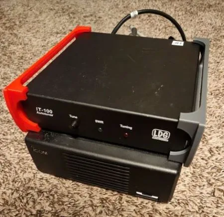 Clamp Rails for LDG IT-100 Tuner and IC-7100 - Free 3D Print Model ...