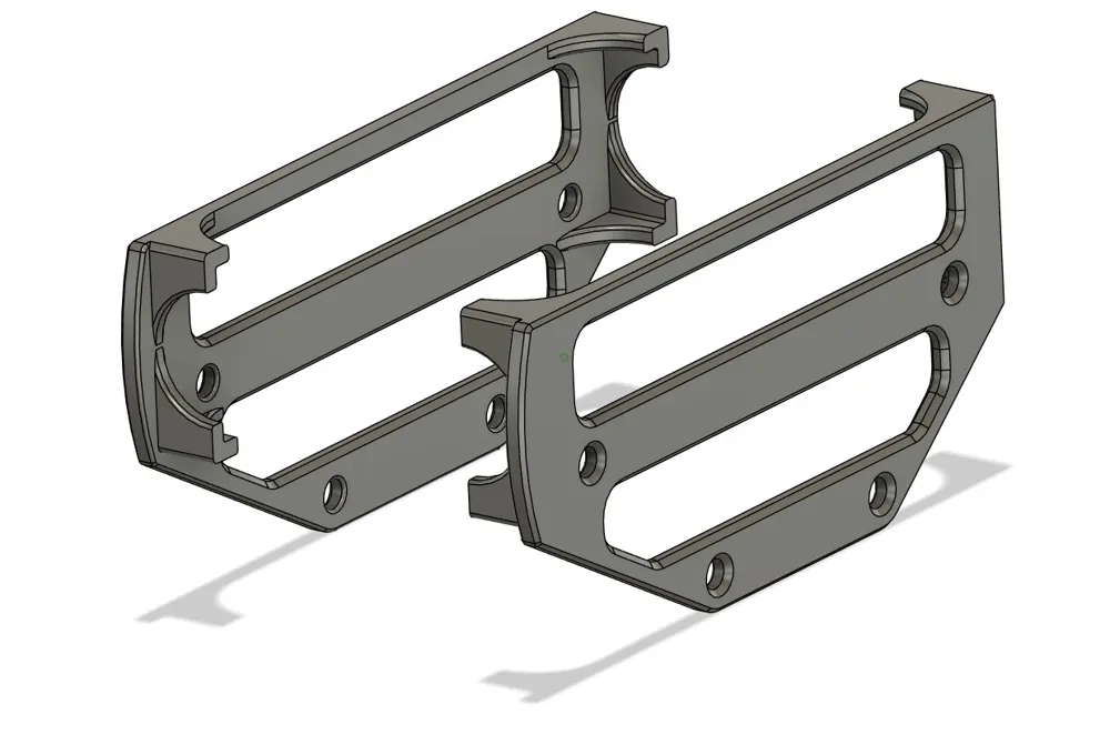 Clamp Rails for LDG IT-100 Tuner and IC-7100 - Free 3D Print Model ...